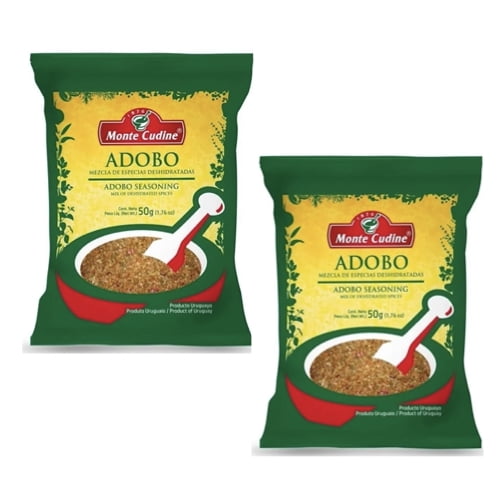 Monte Cudine Adobo Seasoning Mix (Pack of 2, 1.76oz. each) - Imported ...