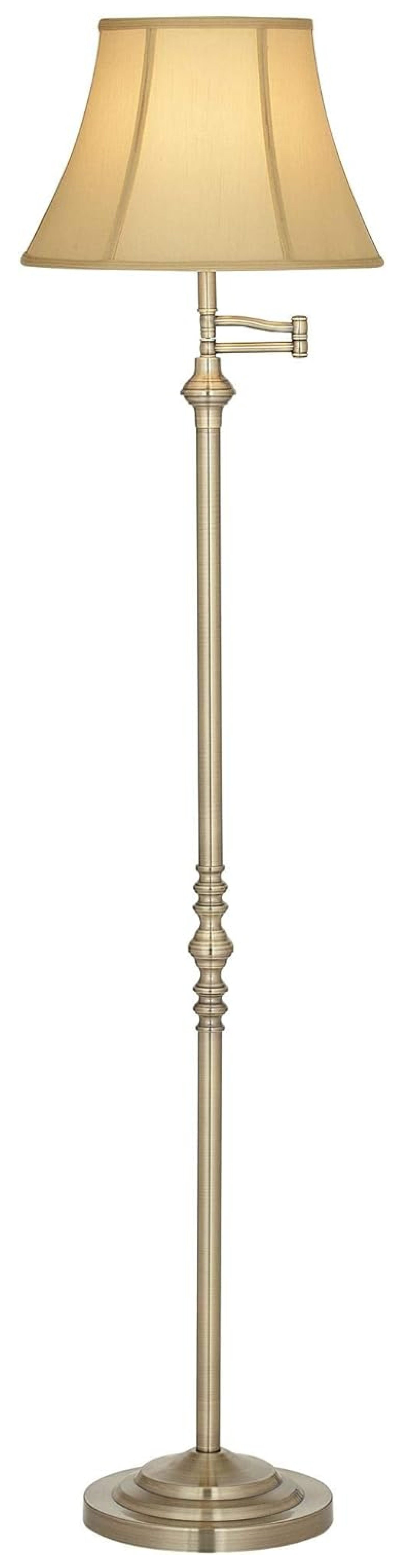 Montebello Traditional Adjustable Swing Arm Floor Lamp Standing 60 ...