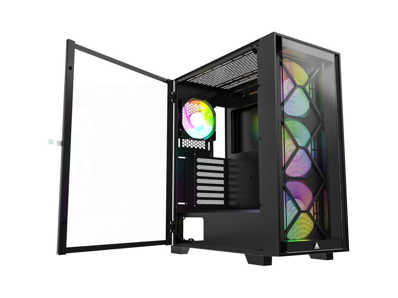 Montech AIR 1000 Premium Black ATX Mid Tower Case /3 x 140mm,1 x 120mm ...