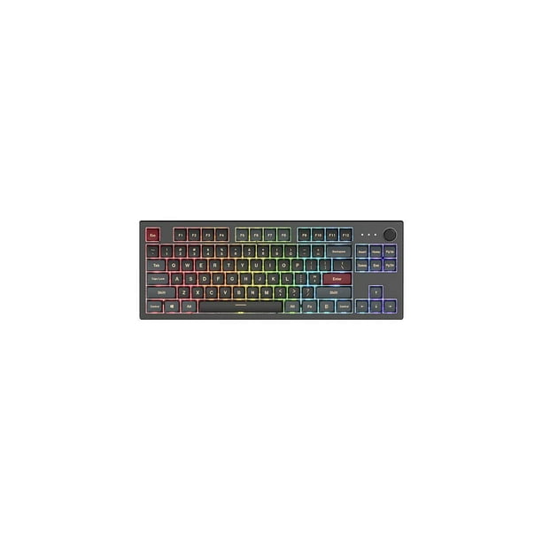Montech MK87DR Customizable RGB LED MKey TKL Mechanical Gaming Keyboard - Walmart Business Supplies