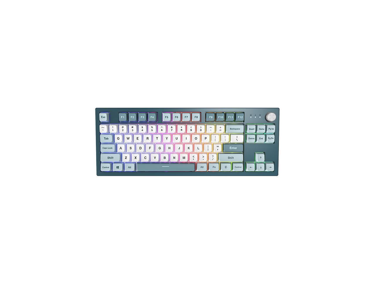 Montech MKey TKL Mechanical Gaming Keyboard, RGB LED, PBT Keycaps, Hot ...