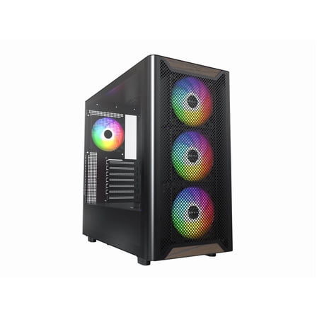 Antec AX61 Elite, High-Airflow Mesh Panel, ARGB Fans, Tempered Glass ...