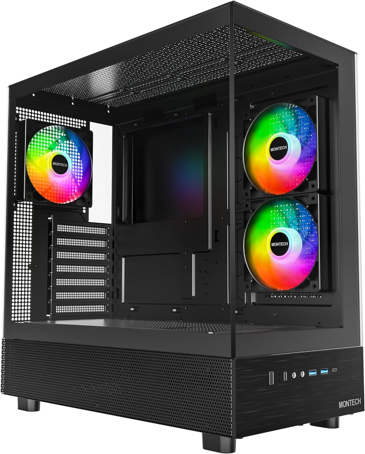 Montech XRB ATX Mid-Tower PC Gaming Case - Walmart.com