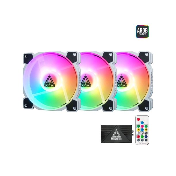 Montech Z3 PRO Addressable RGB 120mm Fan, 3 in 1 with Lighting ...