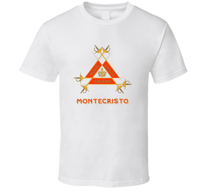 Montecristo Cuban Cigar logo t-shirt Stogie cigar smoking tee shirts ...