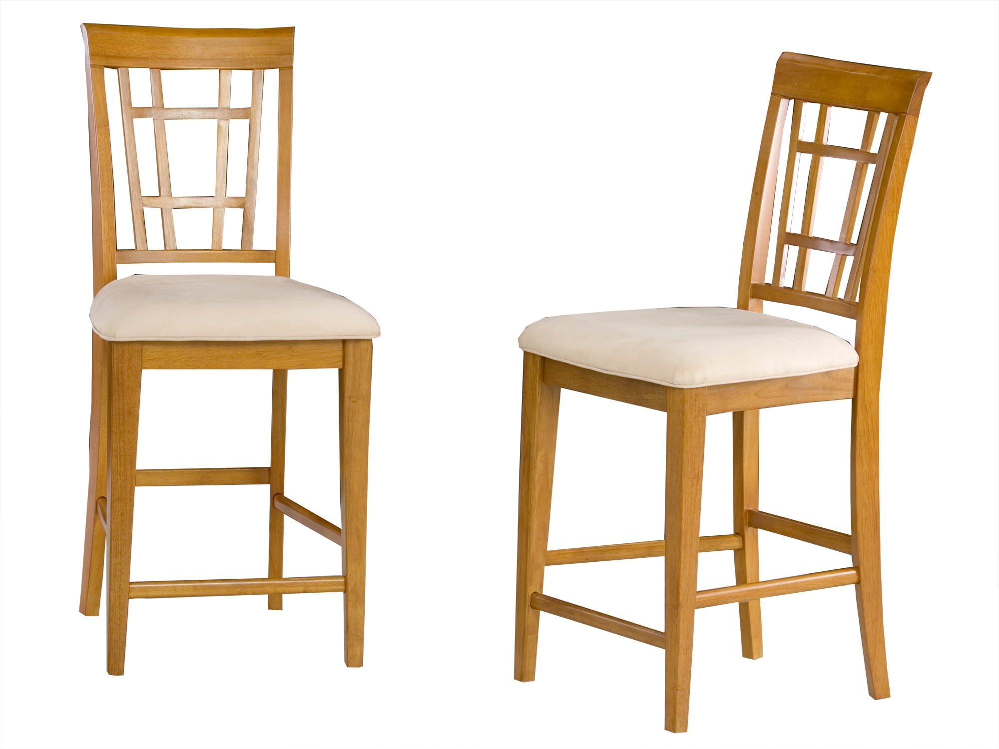 Montego Bay Pub Chairs Set of 2 in Caramel with Oatmeal Cushion ...