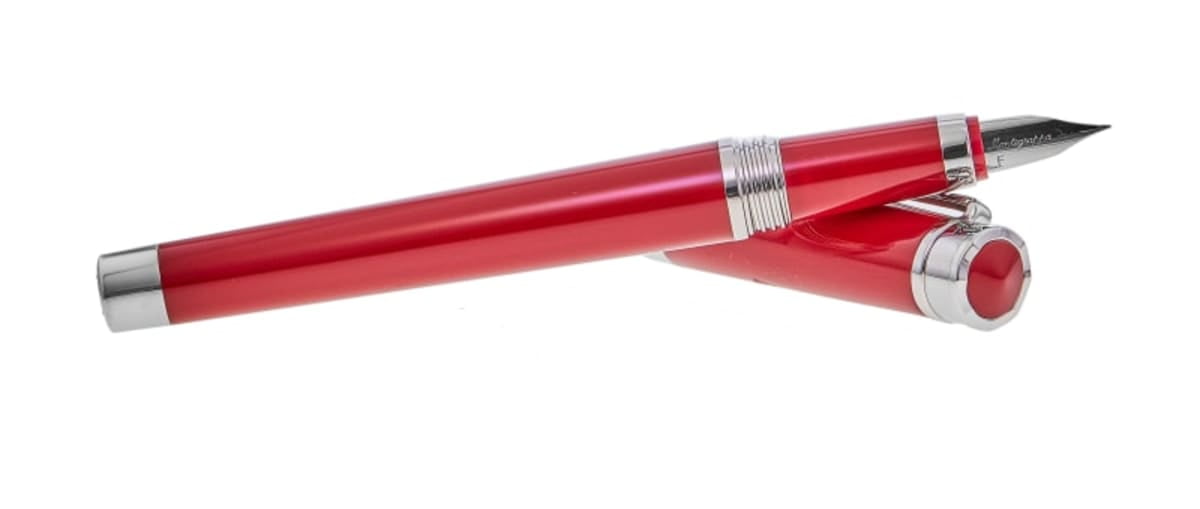 Montegrappa Parola Fine Nib Amarone Red Fountain Pen ISWOT2ID - Walmart.com