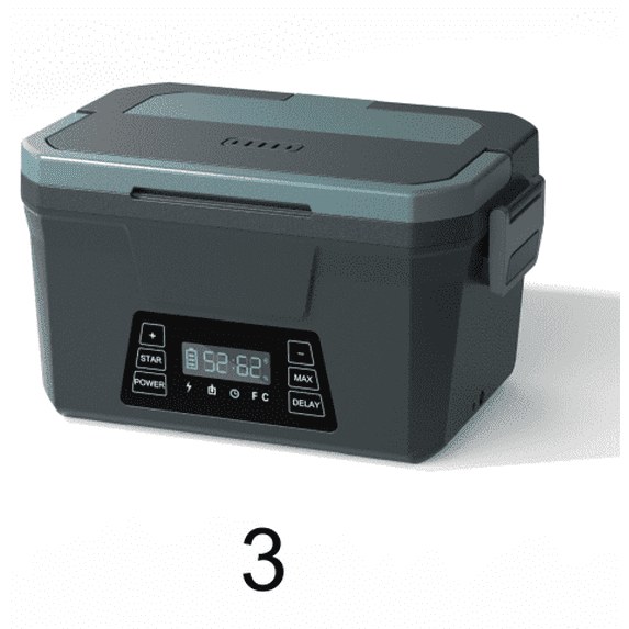 Monteka Cordless Electric Lunch Box for Adults, APP Control Heated ...