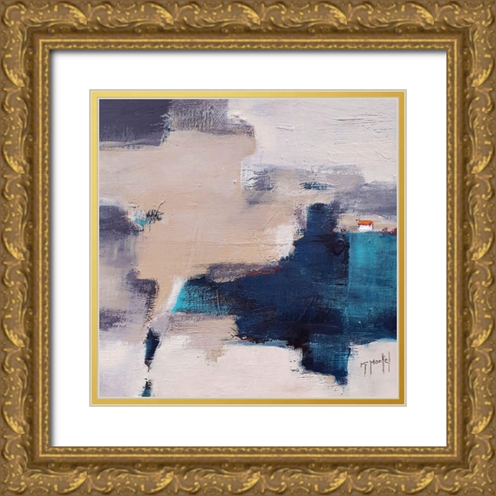 Montel, Fanou 12x12 Gold Ornate Wood Framed with Double Matting Museum ...