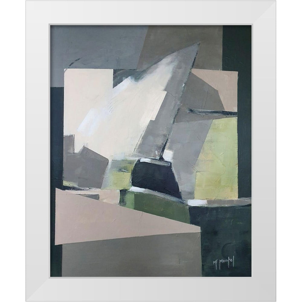 Montel, Fanou 12x14 White Modern Wood Framed Museum Art Print Titled ...