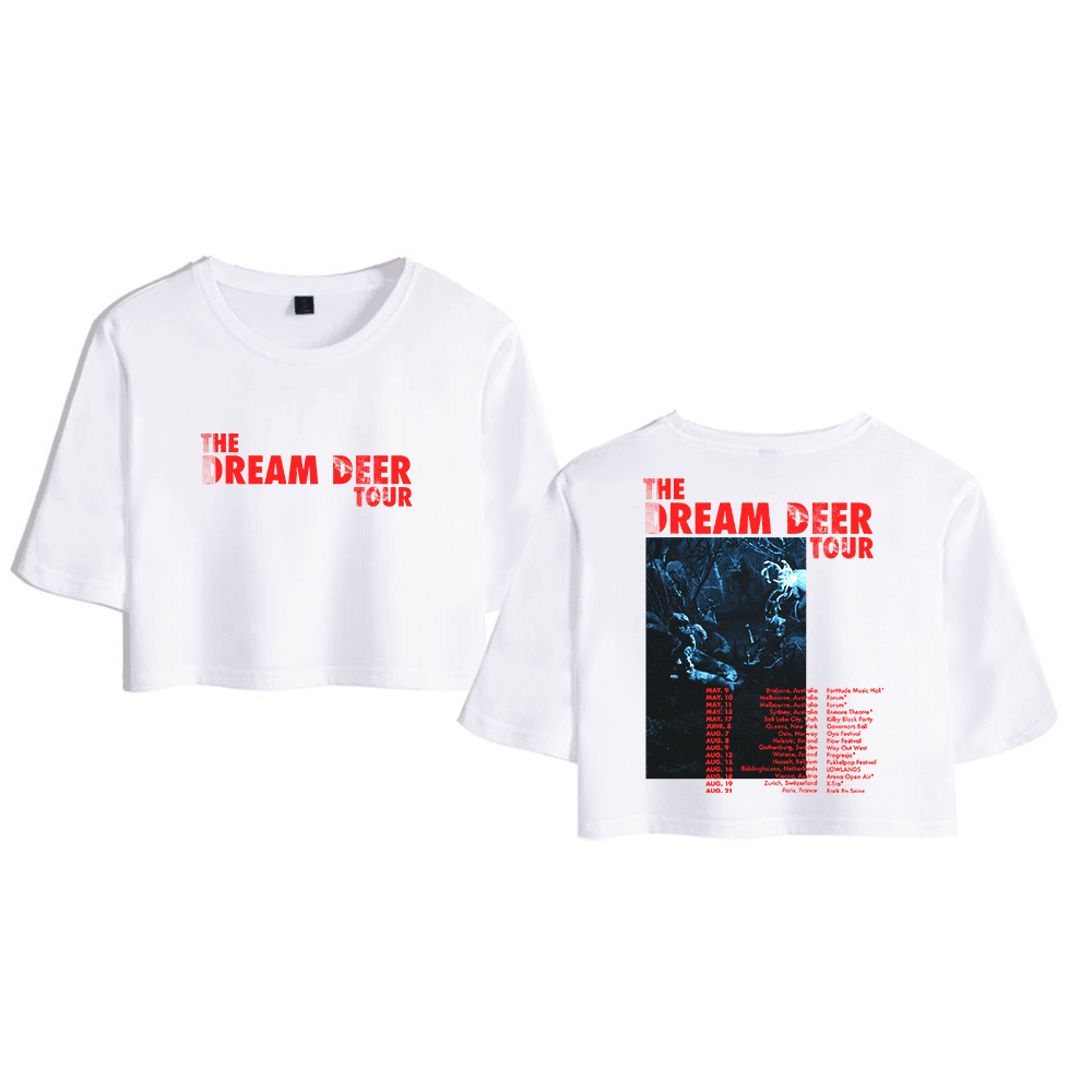 Montell Fish Merch The Dream Deer Tour Crop Top T-shirt Women Girls ...