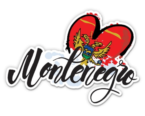 Montenegro - 12" Vinyl Sticker Waterproof Decal - Walmart.com