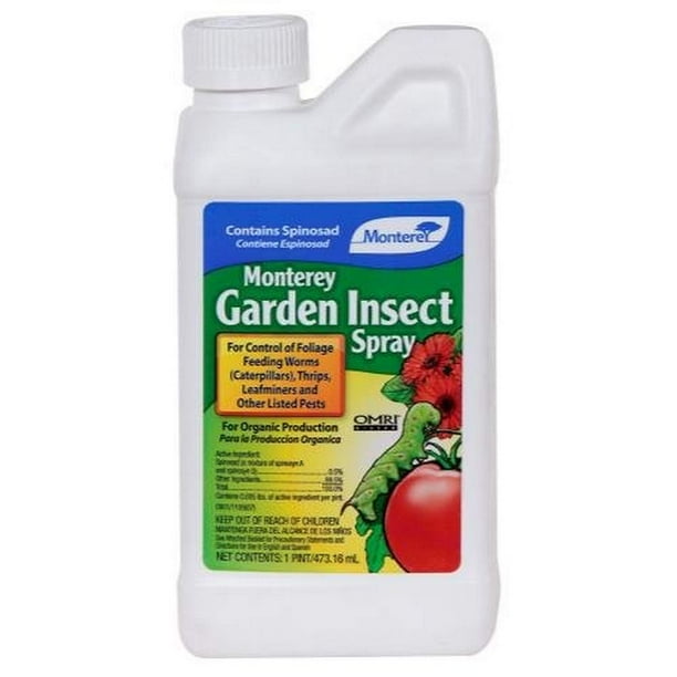 Monteray Organic Garden Insect Repellent Spray with Spinosad Pint, 437. ...