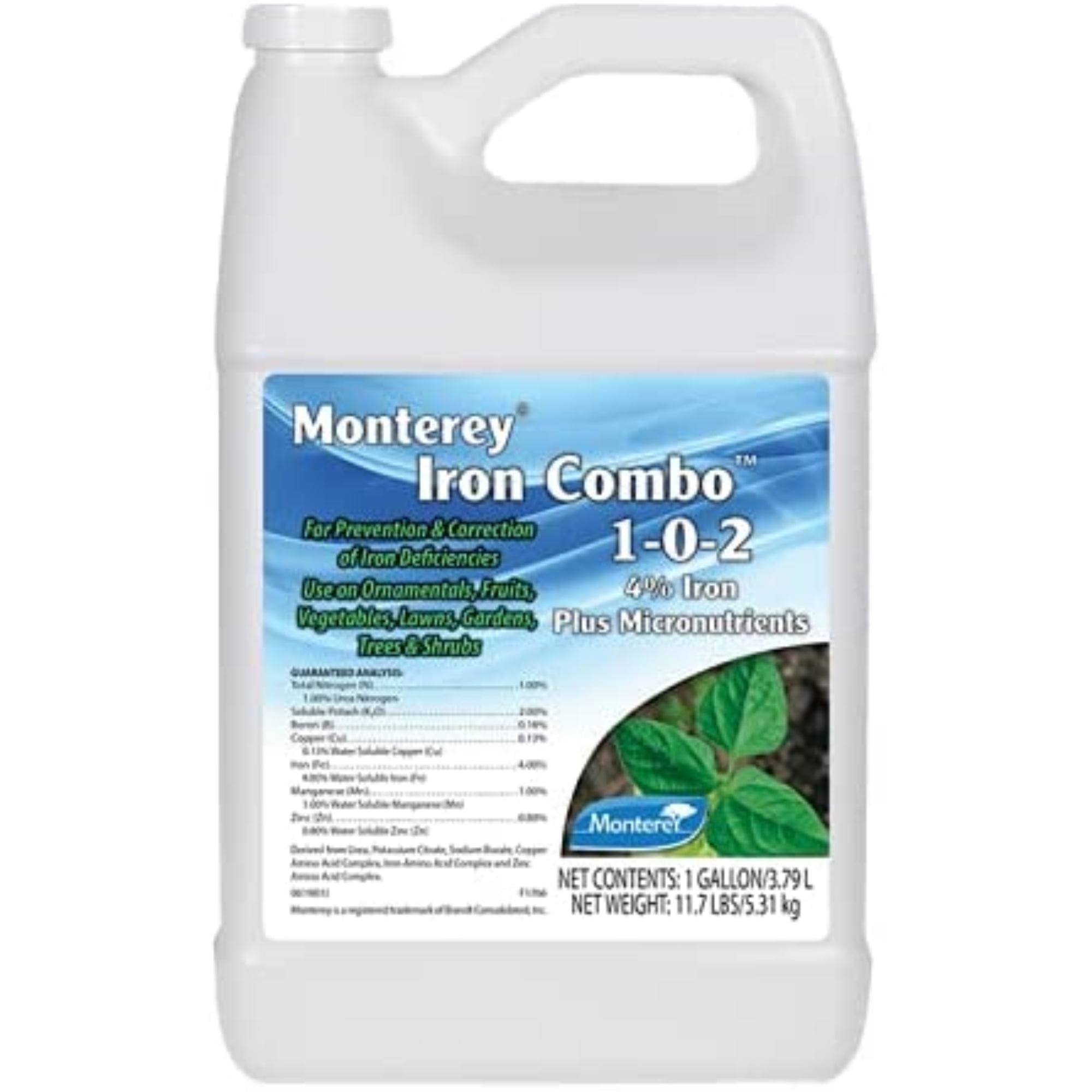 Monterey 1-0-2 Iron Combo Broad Spectrum Micronutrient Fertilizer, 1 ...