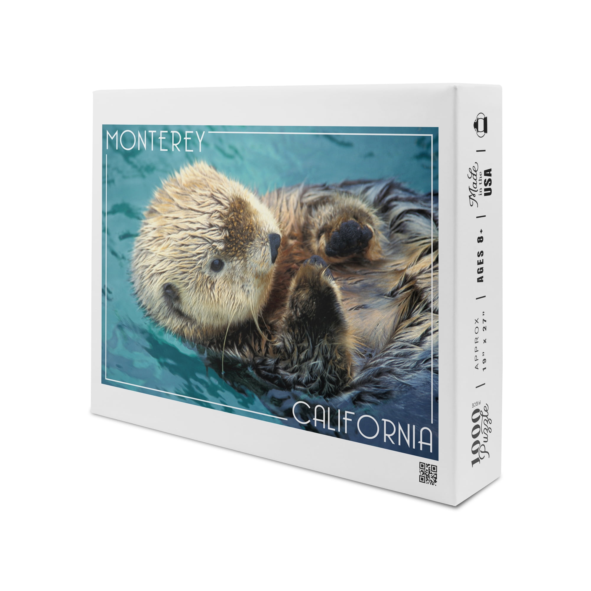 Monterey, California, Sea Otter Photograph (1000 Piece Puzzle, Size ...