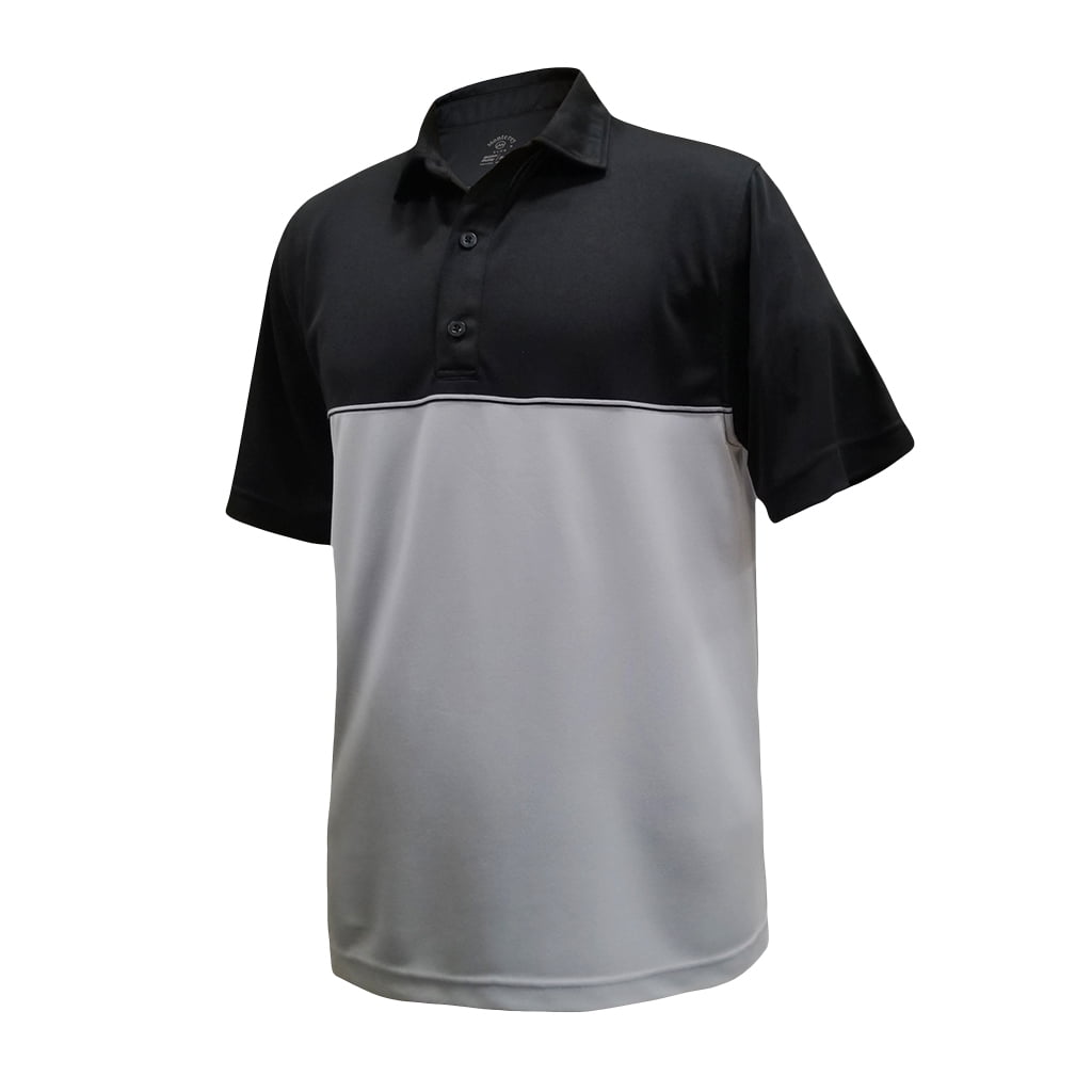 Monterey Club Men's Champion Colorblock Golf Polo Shirt #1199 - Walmart.com