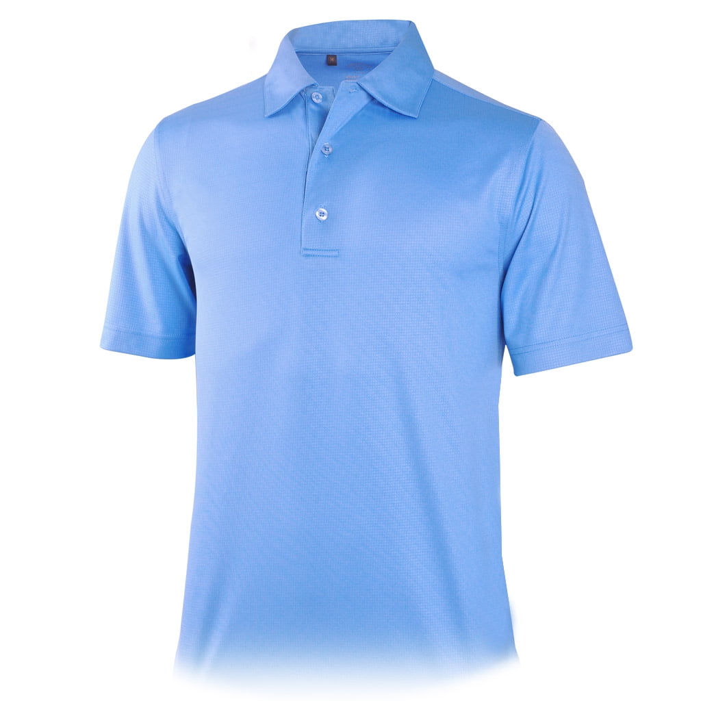 Monterey Club Men's Diamond Emboss Texture Golf Polo Shirt #1209 ...