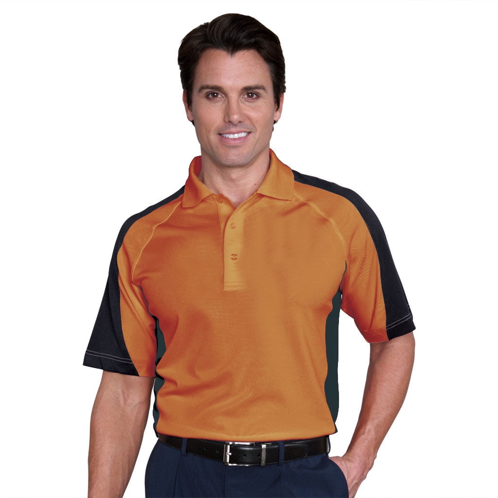 Monterey Club Men's Fairway Tour Colorblock Golf Polo Shirt #1035 ...