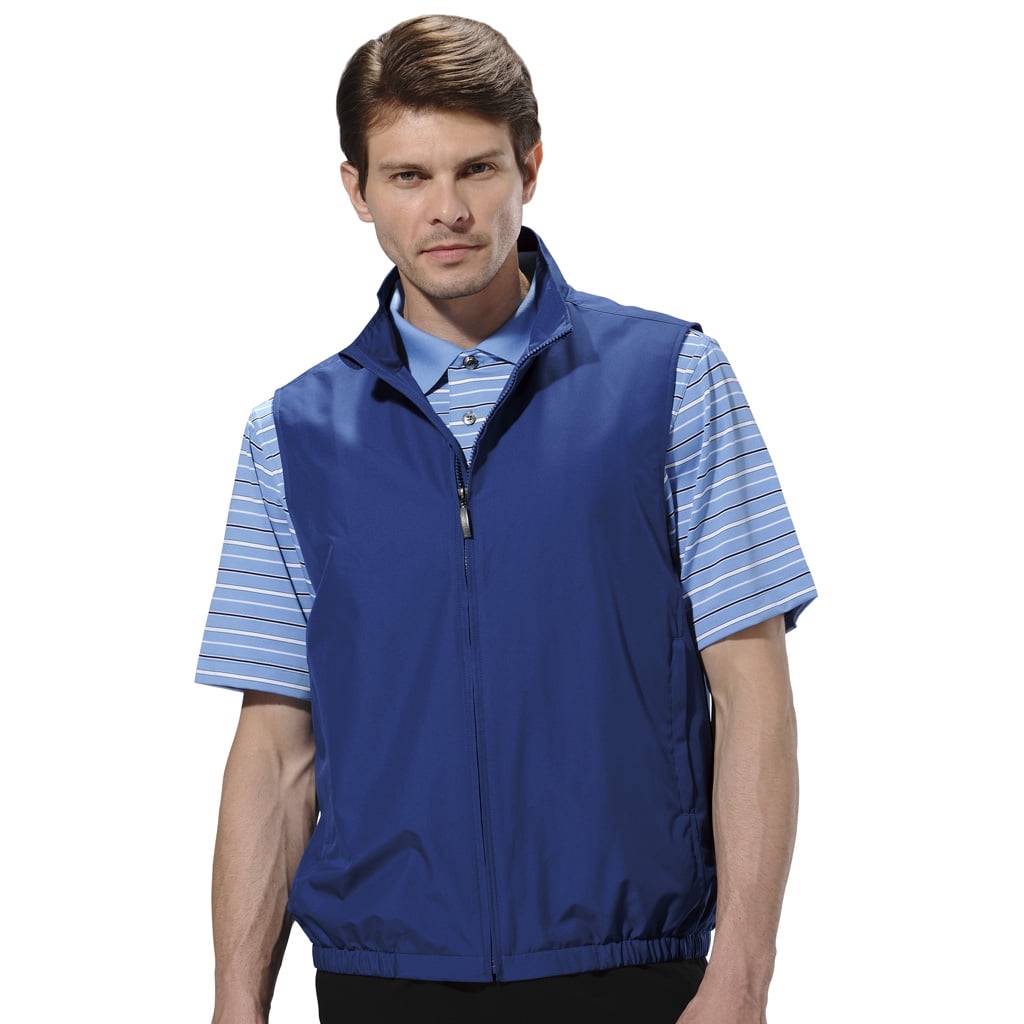 Monterey Club Men's Lightweight Weatherproof Full Zip Golf Vest #1974 ...