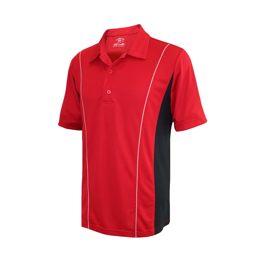 Monterey Club Men's Pike Colorblock Golf Polo Shirt #1192 - Walmart.com