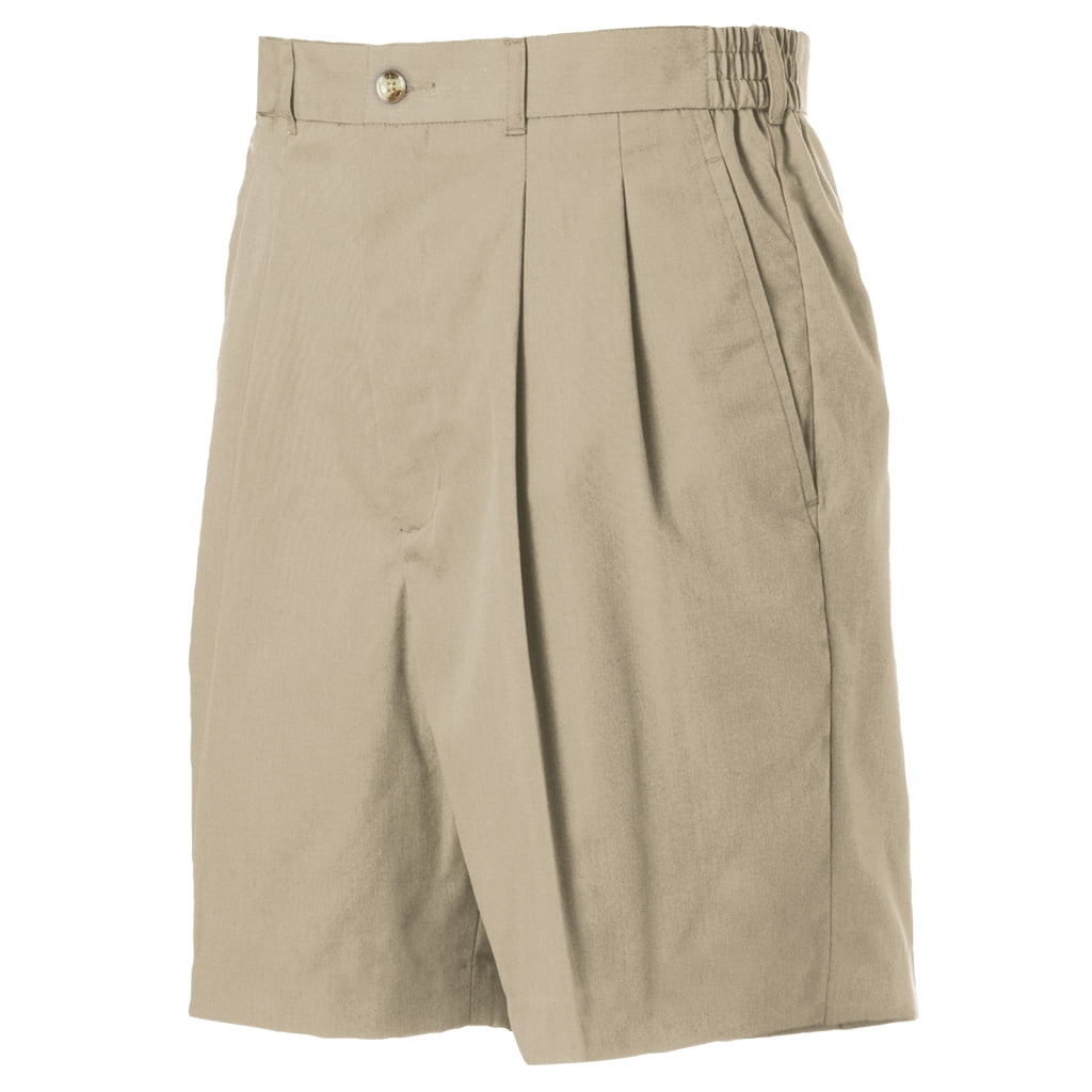 Monterey Club Men's Pleated Expandable Waist Classic Golf Shorts #8622 ...