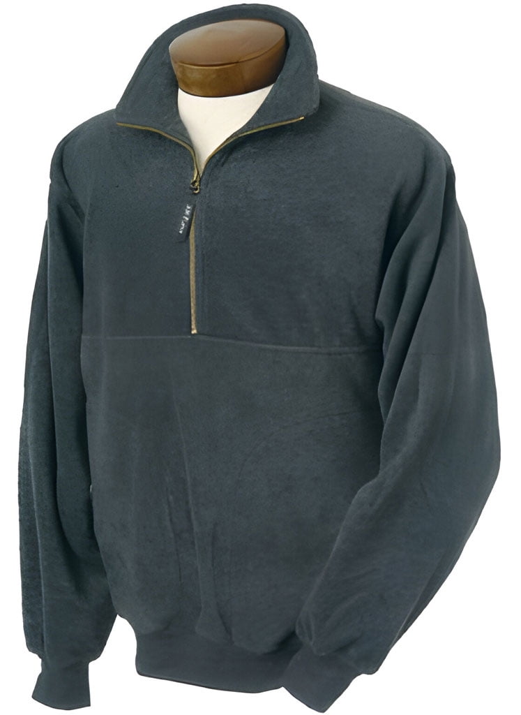Monterey Club Men's Polar Fleece Front Half Zipper Jacket #7632 ...