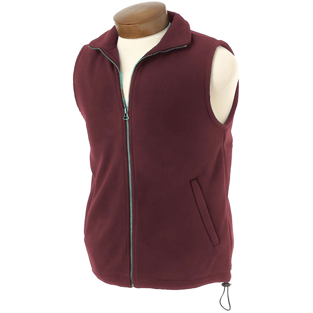 Monterey Club Men's Polyester Fleece Solid Color Vest #7637 - Walmart.com