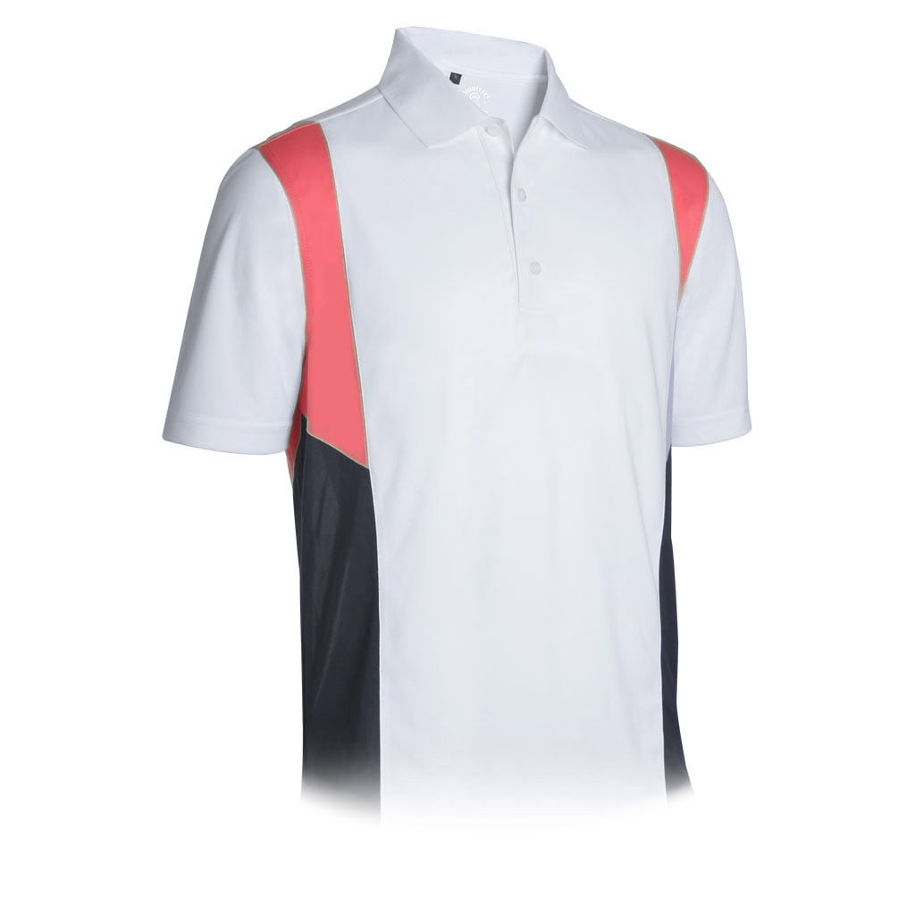 Monterey Club Men's Rotation Colorblock Golf Polo Shirt #1183 - Walmart.com
