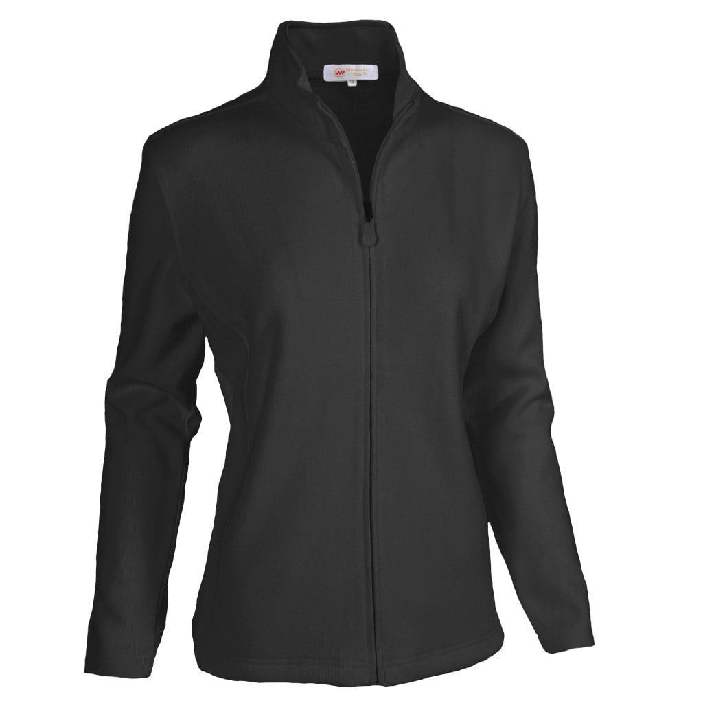 Monterey Club Women's Classic French Rib Zip-Up Jacket #2934 - Walmart.com