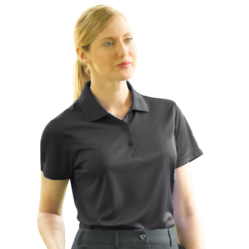 Monterey Club Women's Dot Texture Solid Golf Polo Shirt #2074 - Walmart.com