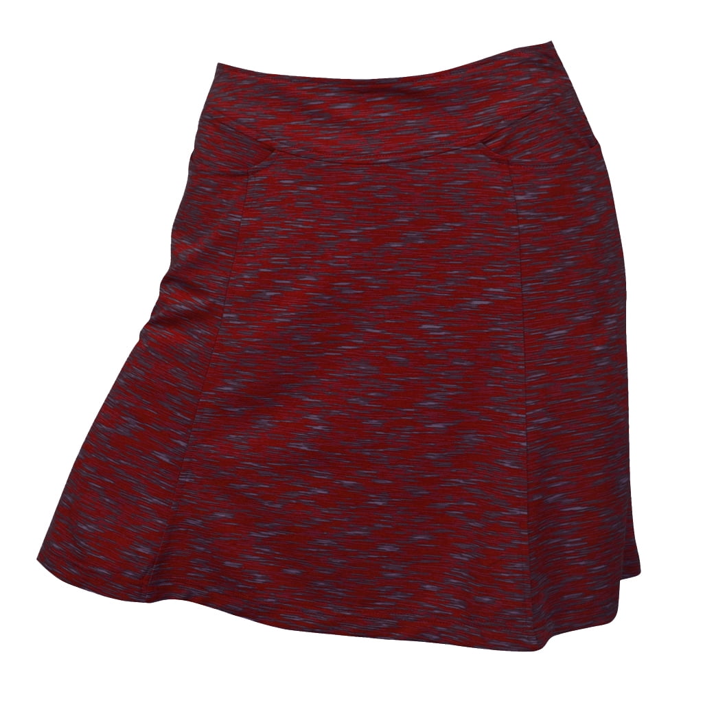 Monterey Club Women's Heather stretch knit fabric Curved waistband ...