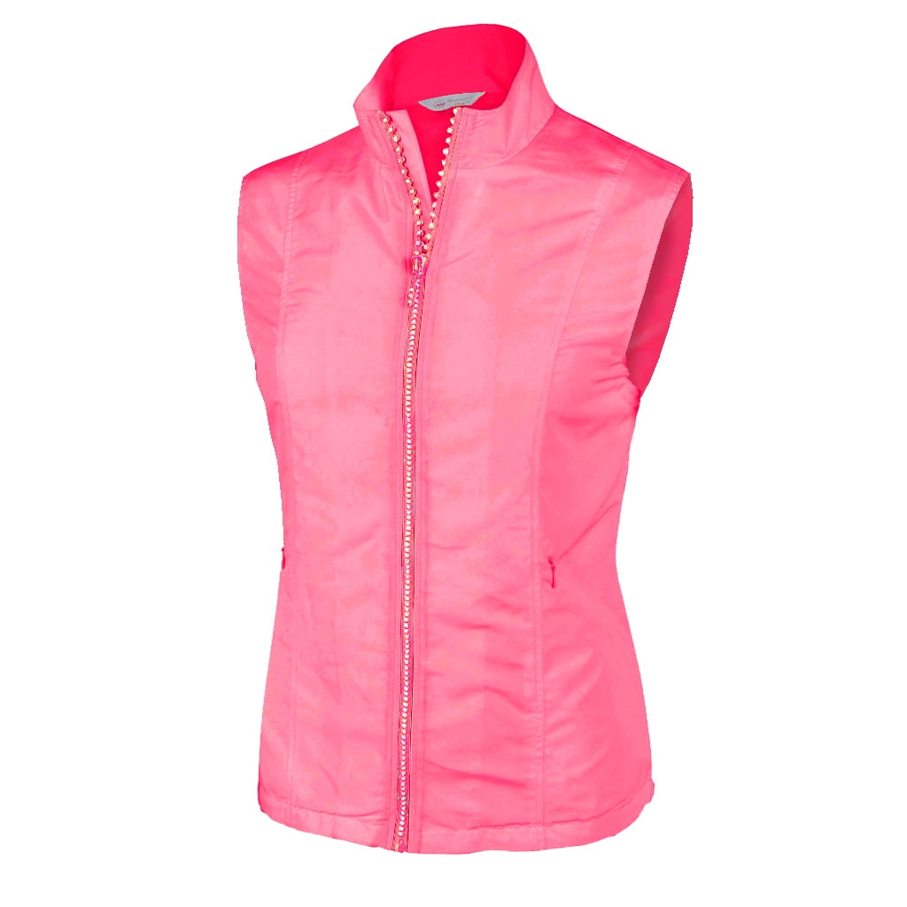 Monterey Club Women's Lightweight Rhinestone Zipper Vest #2788 ...