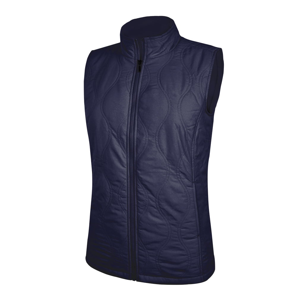 Monterey Club Women's Quilted Microfiber Shell vertical wave pattern ...