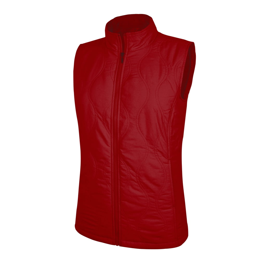 Monterey Club Women's Quilted Microfiber Shell vertical wave pattern ...