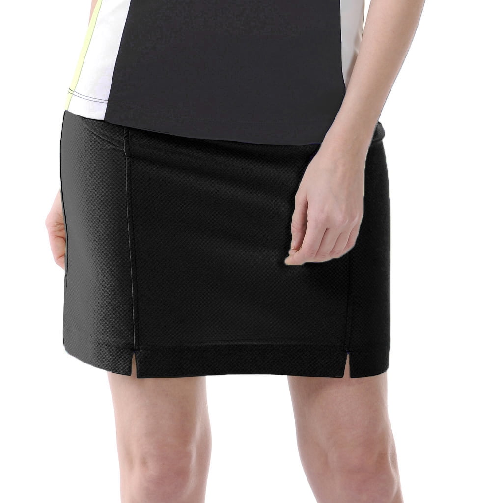 Monterey Club Women's Solid Honeycomb Texture Knit Skirt #2856 ...