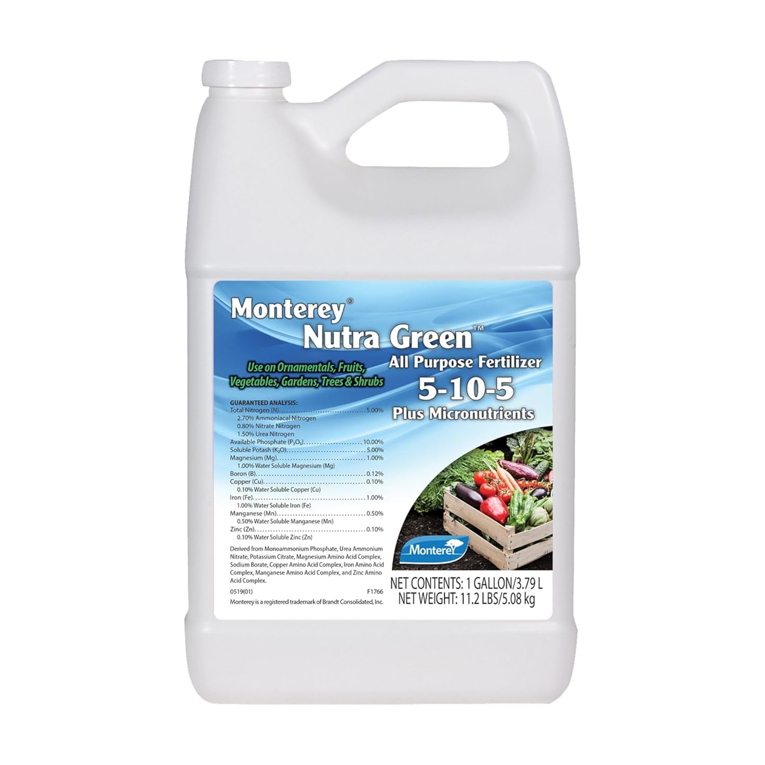 Monterey Concentrate Nutra Green All Purpose Plant Fertilizer 5-10-5 ...