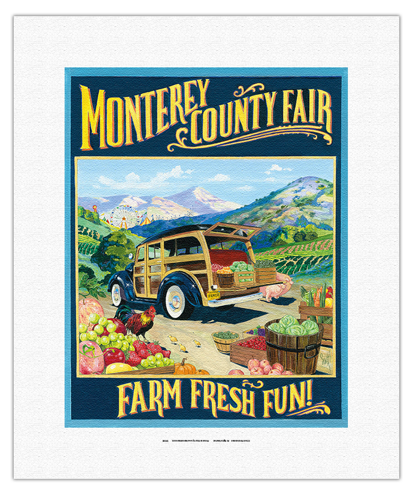 Monterey County Fair - Farm Fresh Fun! - Retro Woodie with Farmer’s ...