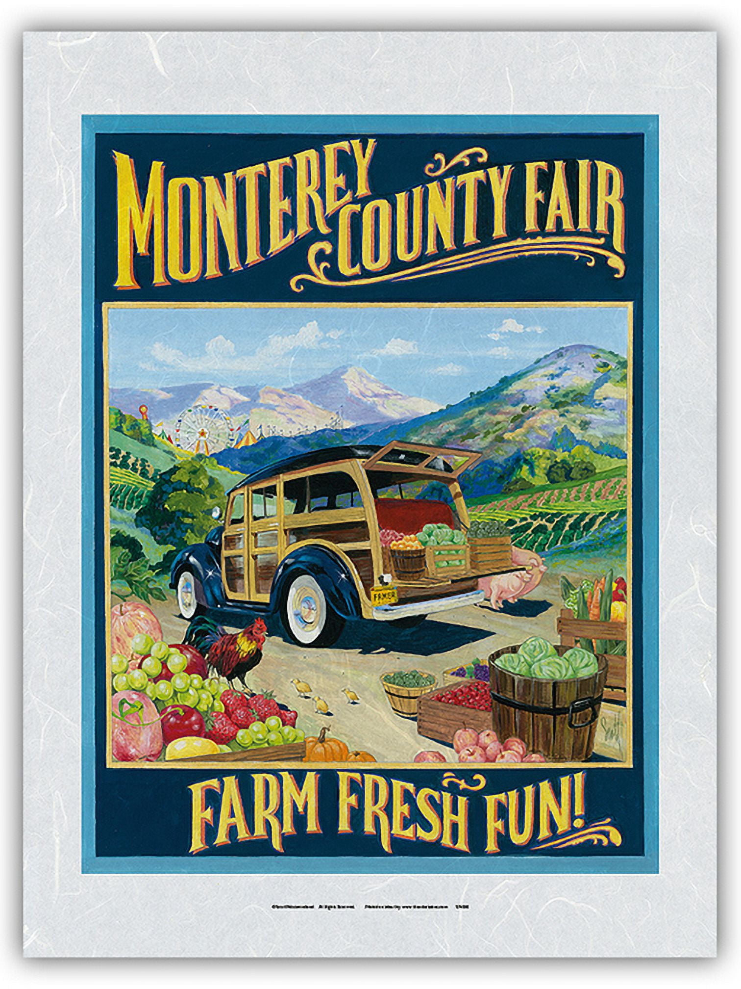Monterey County Fair - Farm Fresh Fun! - Retro Woodie with Farmer’s ...