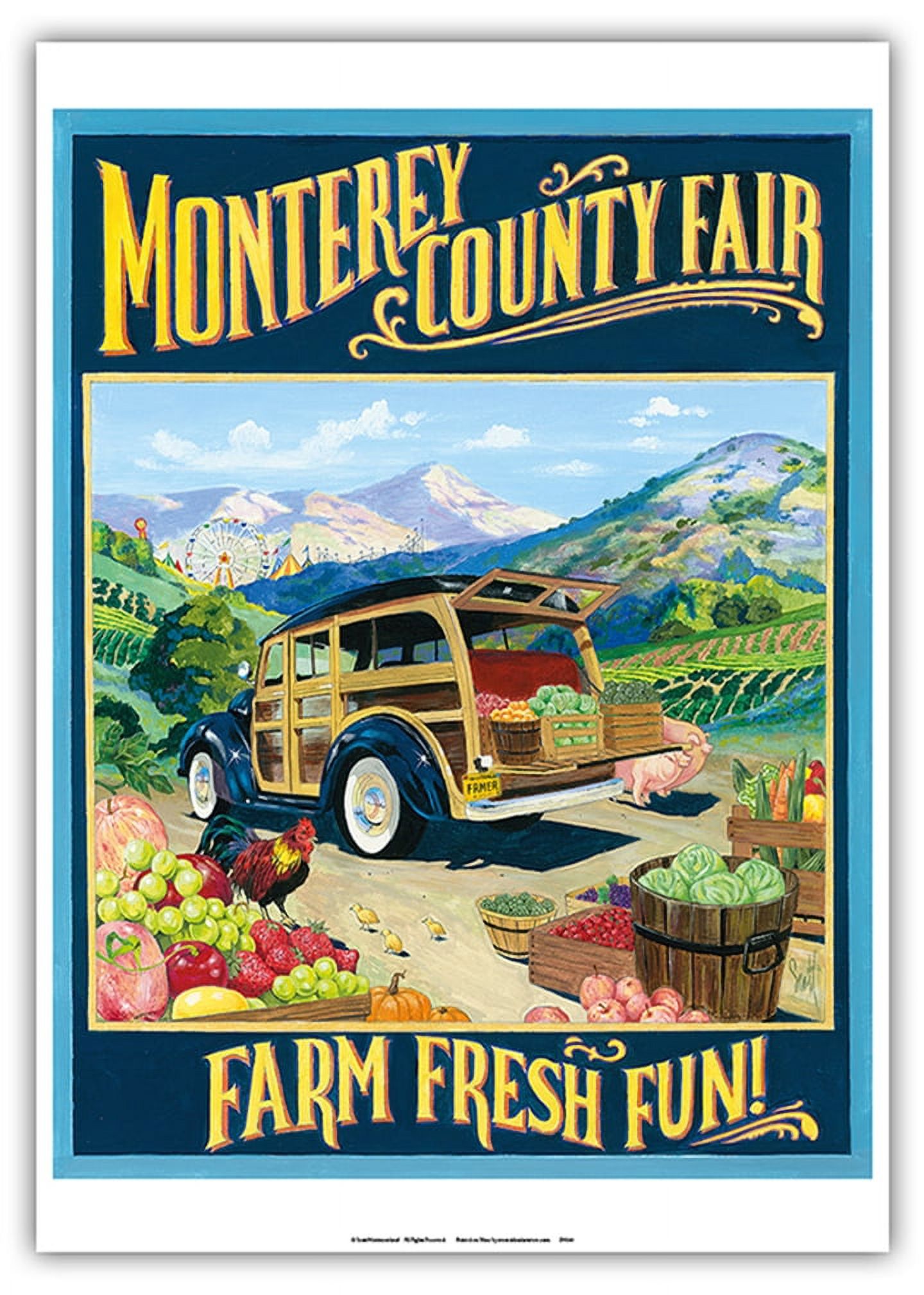 Monterey County Fair - Farm Fresh Fun! - Retro Woodie with Farmer’s ...