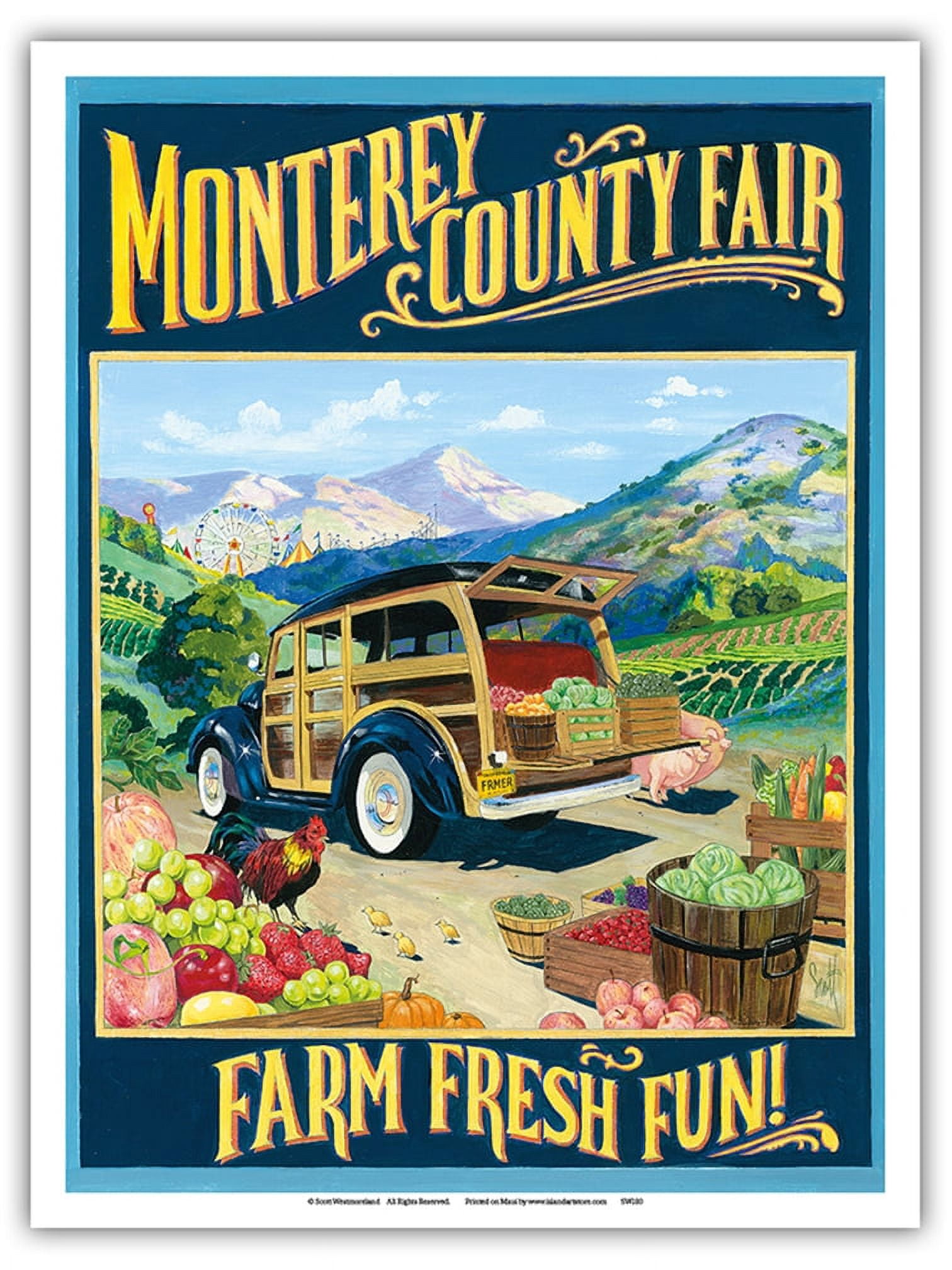 Monterey County Fair - Farm Fresh Fun! - Retro Woodie with Farmer’s ...