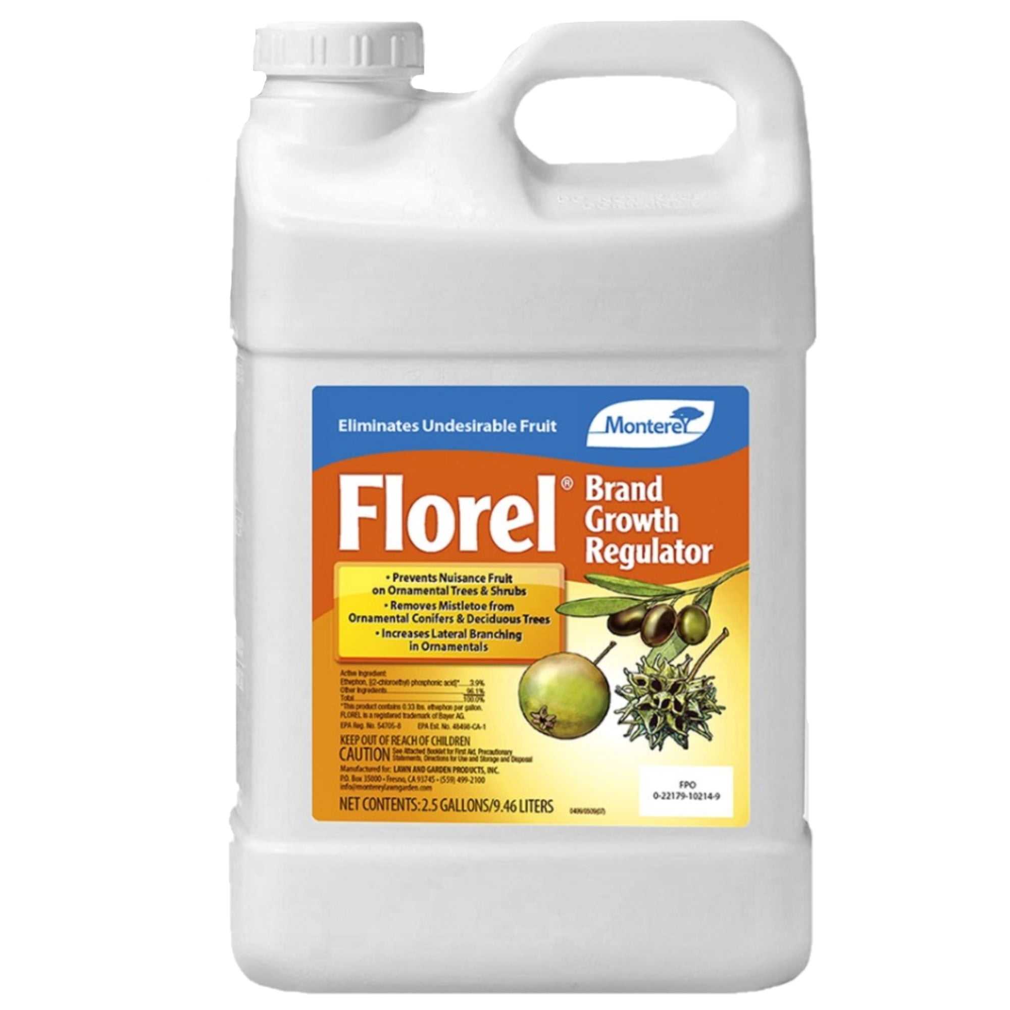 Monterey Florel Brand Growth Regulator Concentrate, 2.5 Gallons (Not ...
