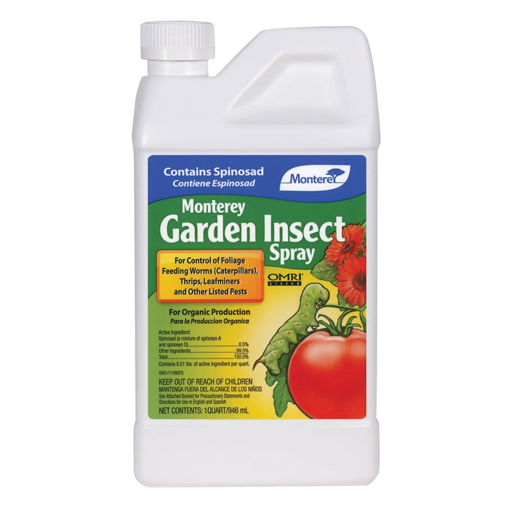 Monterey Garden Insect Spray: Fast-Acting Lawn & Plant Bug Killer, 32 ...