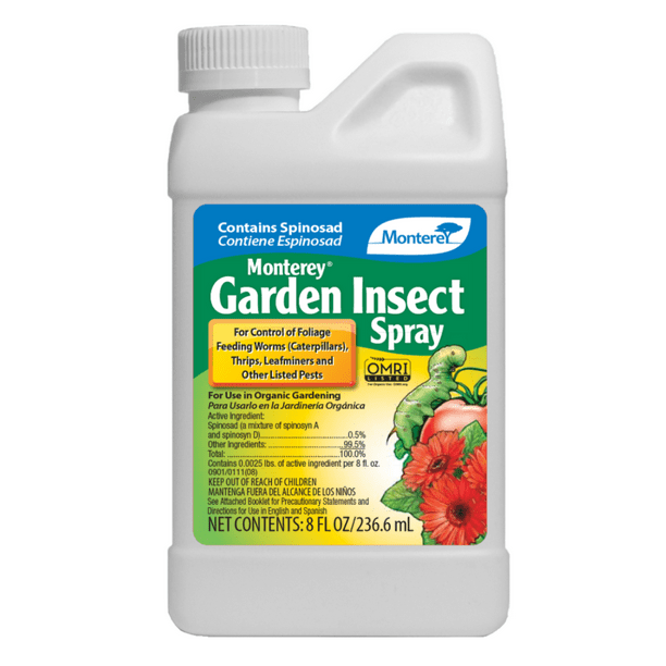 Monterey Garden Insect Spray Liquid Insecticide Concentrate Organic, 8 ...