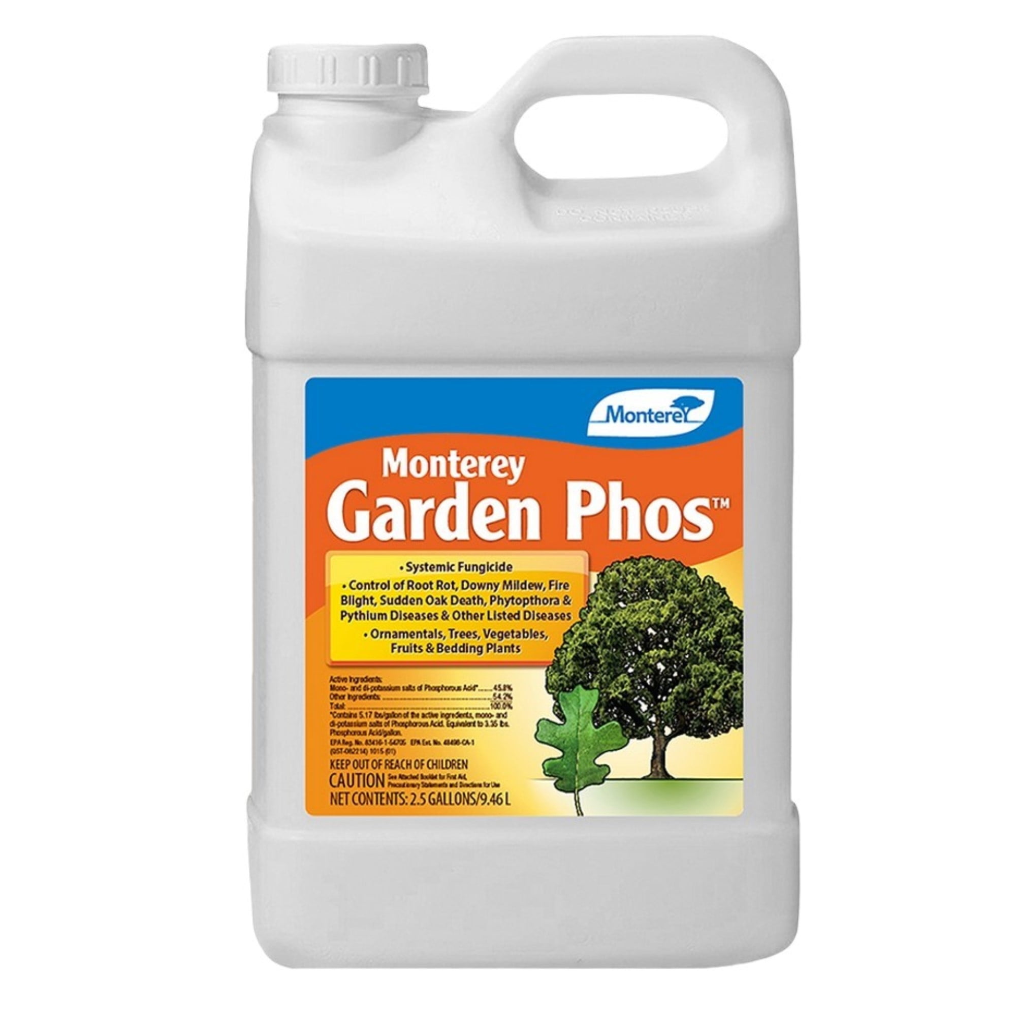 Monterey Garden Phos Systemic Fungicide Concentrate, 2.5 Gallons ...