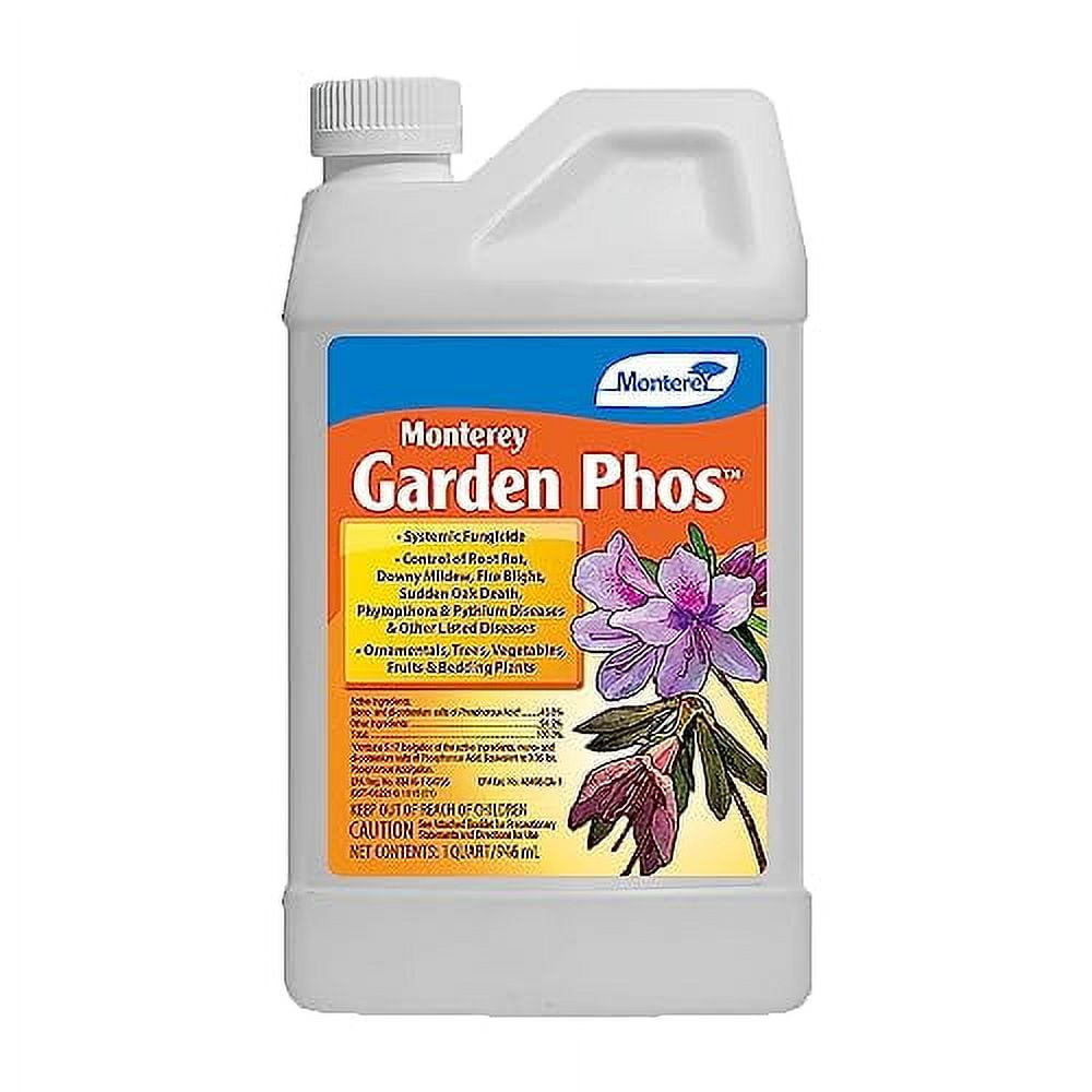 Monterey Garden Phos Systemic Fungicide for Root Rot, Mildew, Fire ...