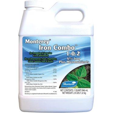 Monterey Pasture Fertilizer Plus Iron 18-2-2, 1 Gallon - Walmart.com