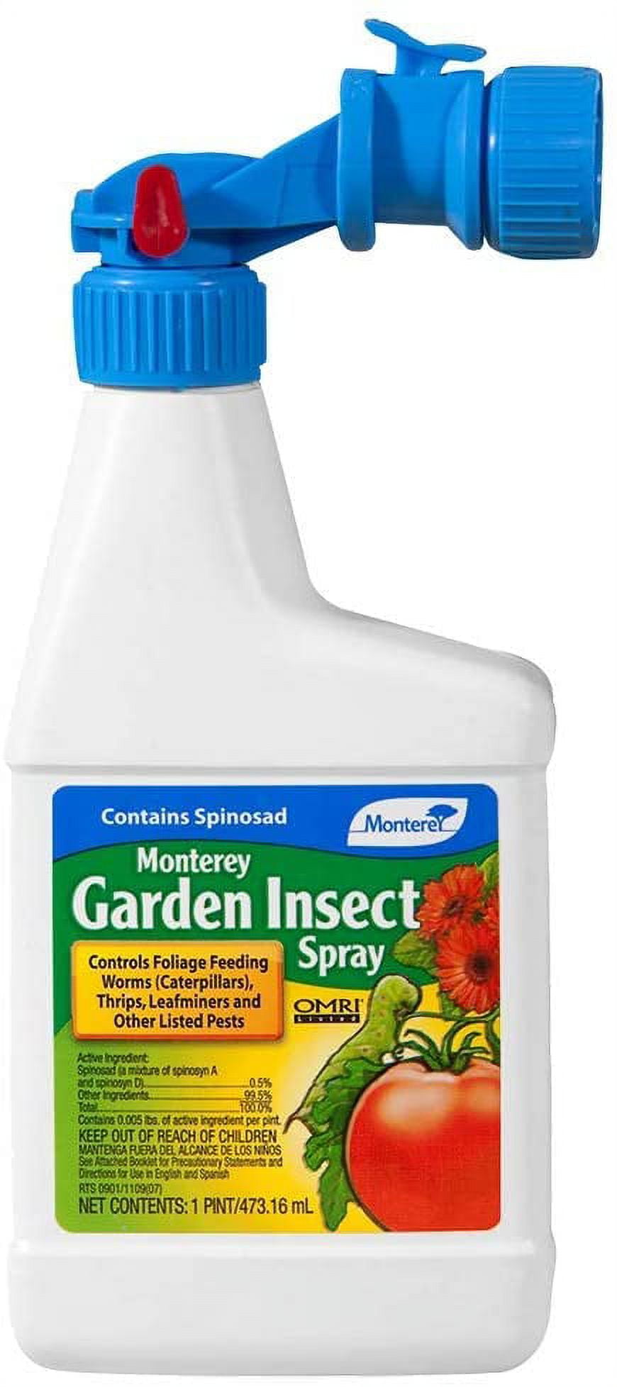 Monterey Garden Insect Spray with Spinosad, 16 oz, Kills Insects ...