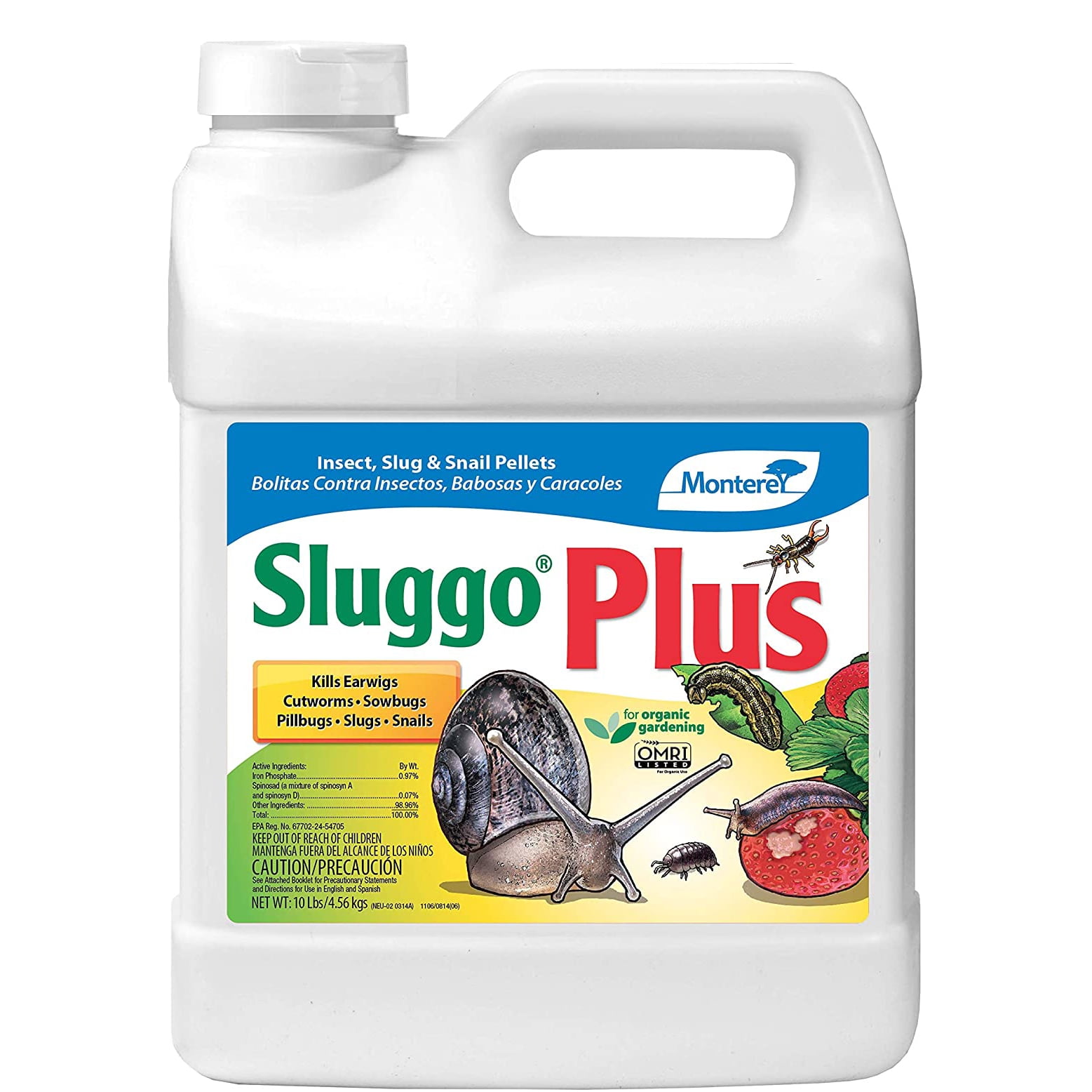 Monterey LG6585 Sluggo Plus Wildlife and Pet Safe Slug Killer for ...
