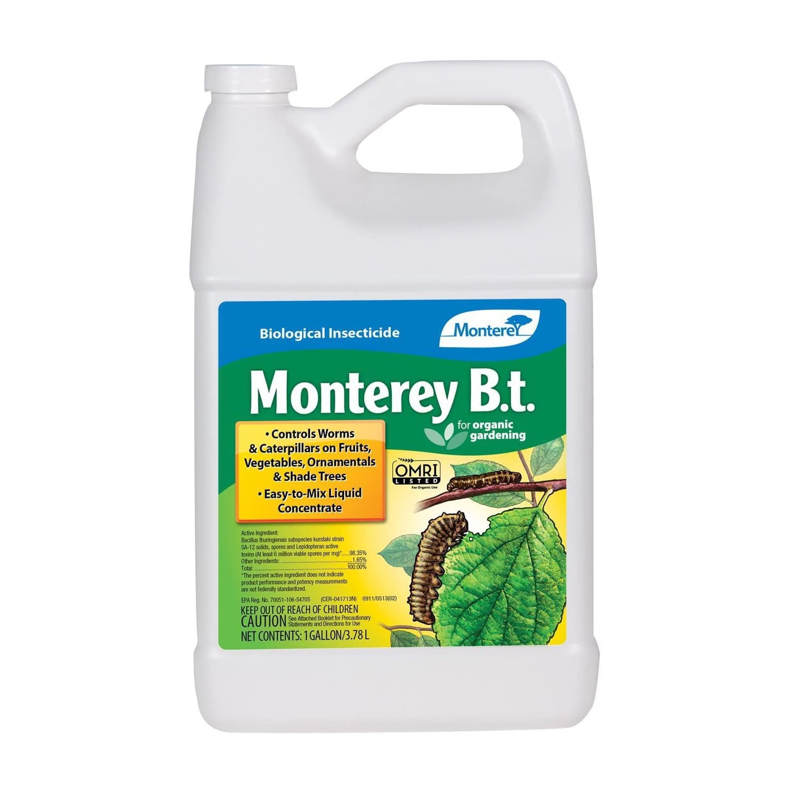 Monterey Lawn & Garden Organic Liquid Insecticide for Yard, Vegetable ...