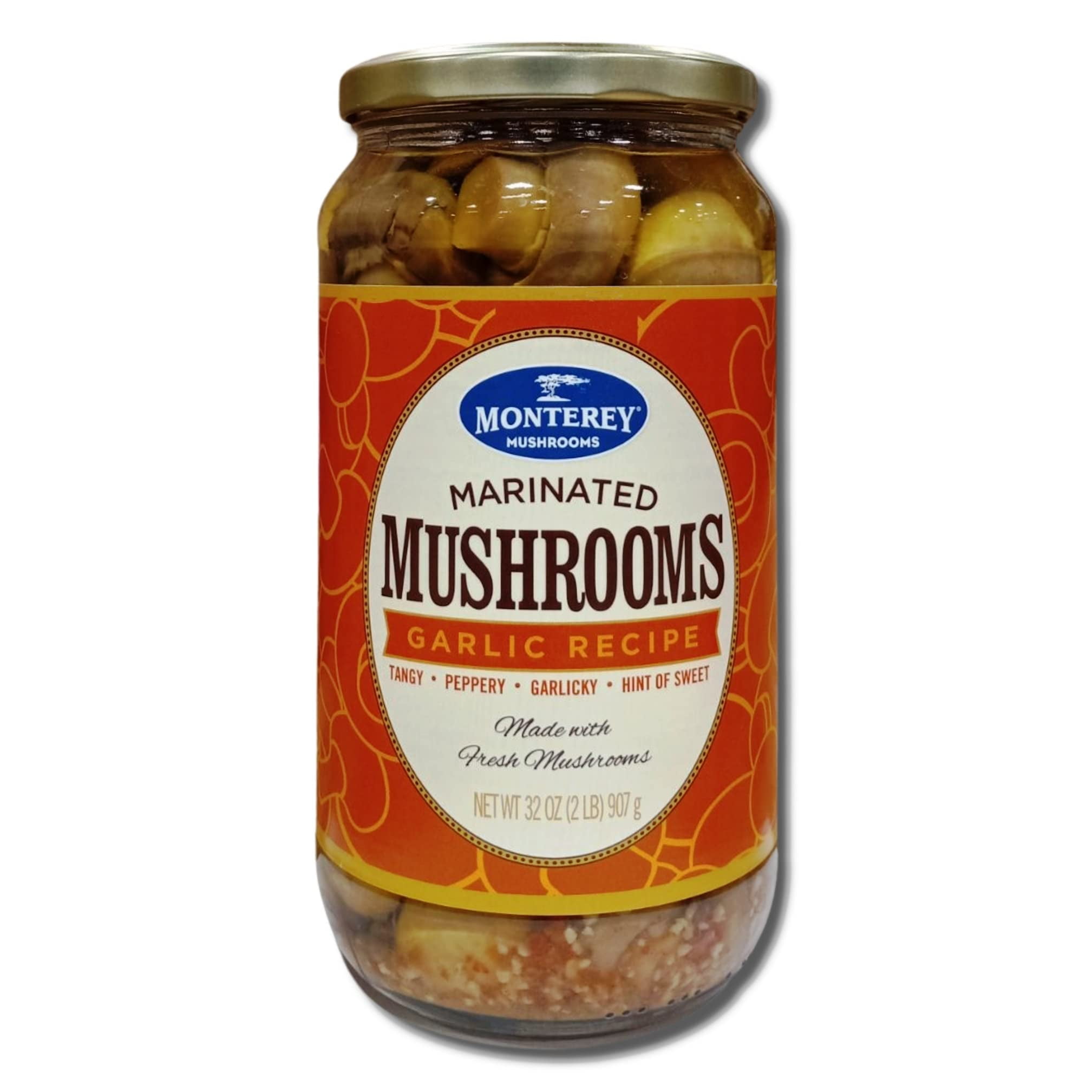 Tribeca Curations 32 oz Garlic Marinated Mushrooms, Pack of 2 - Walmart.com